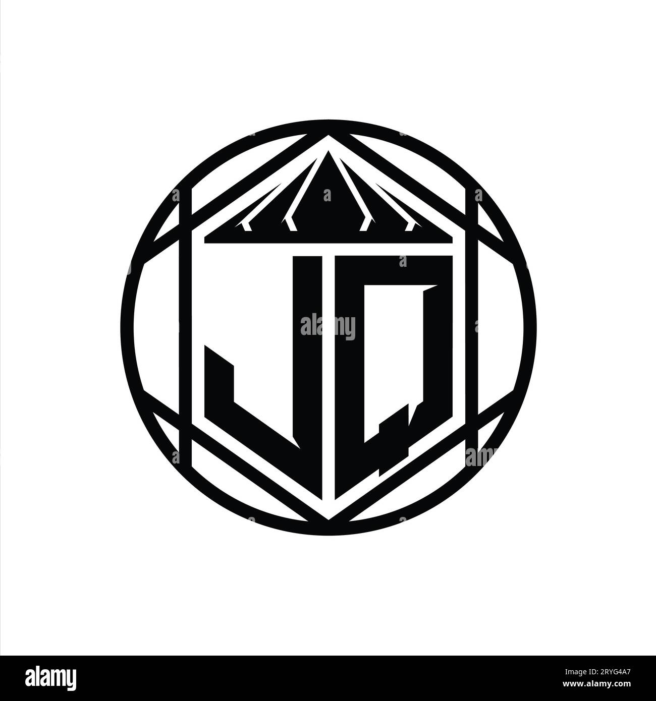 Jq letter logo hi-res stock photography and images - Alamy