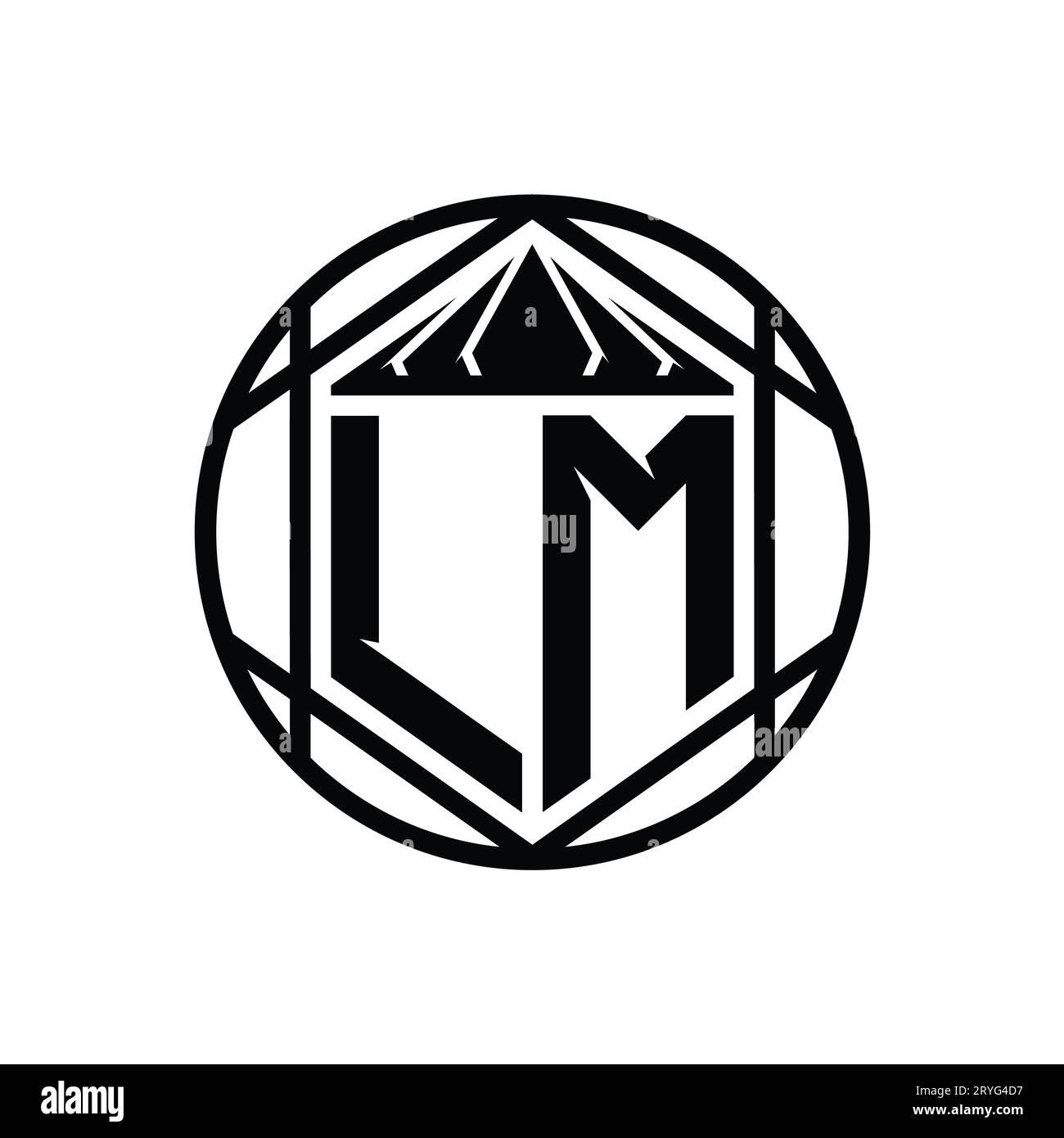 Lm letter logo Cut Out Stock Images & Pictures - Alamy