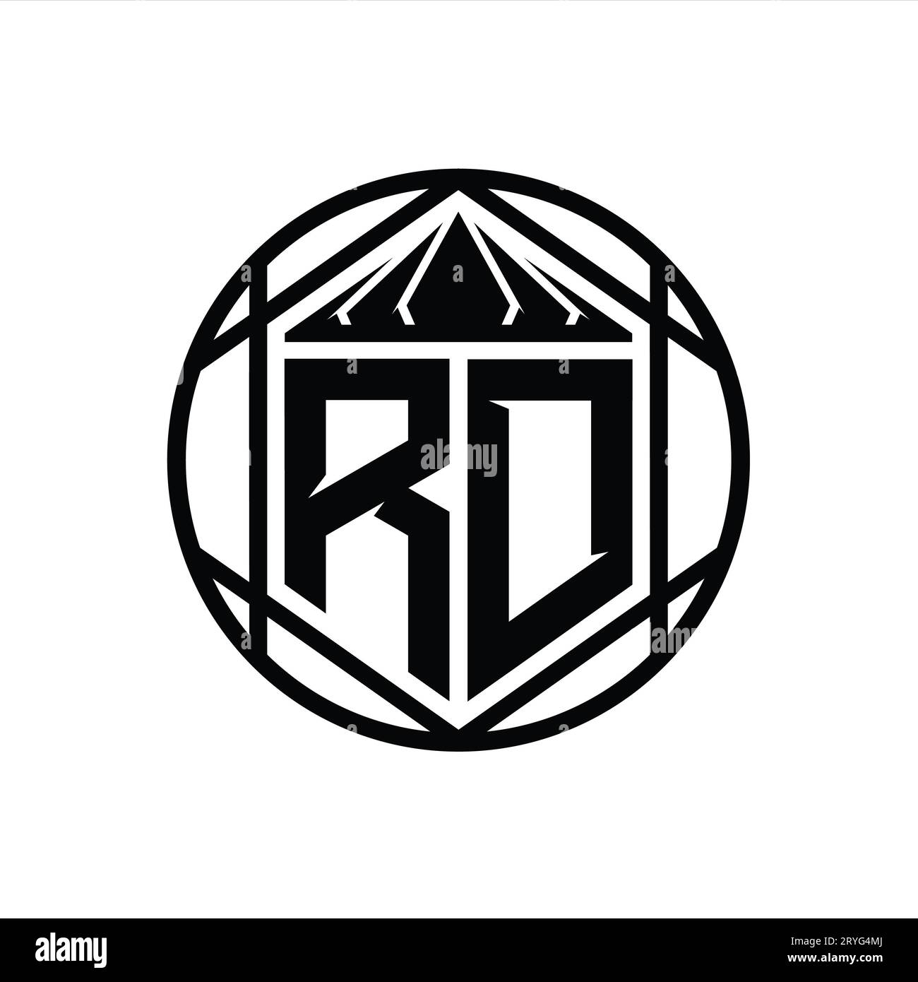 Rd logo design hi-res stock photography and images - Alamy