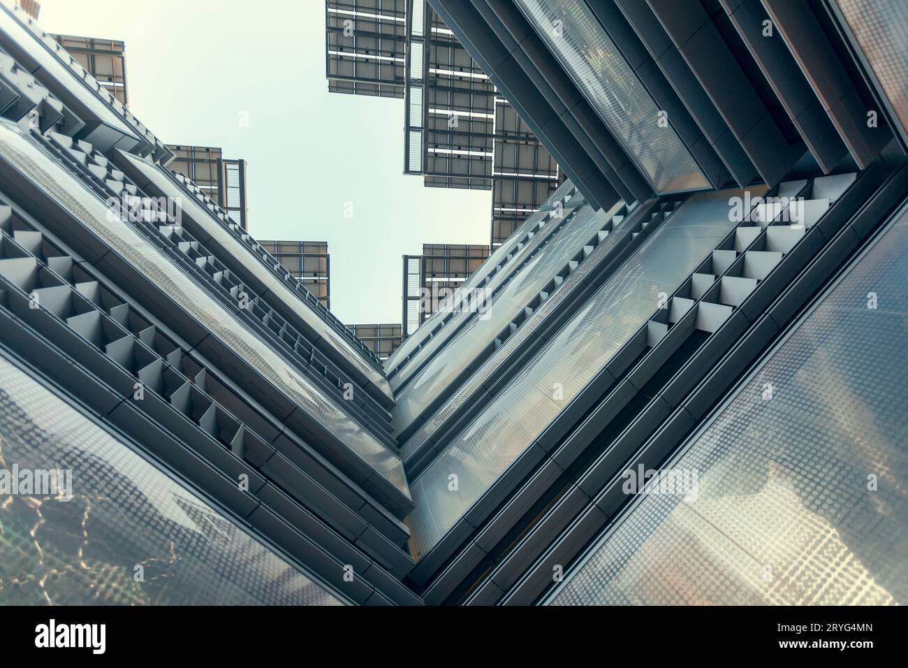 Futuristic architecture of Masdar city. Sustainable environment, solar ...