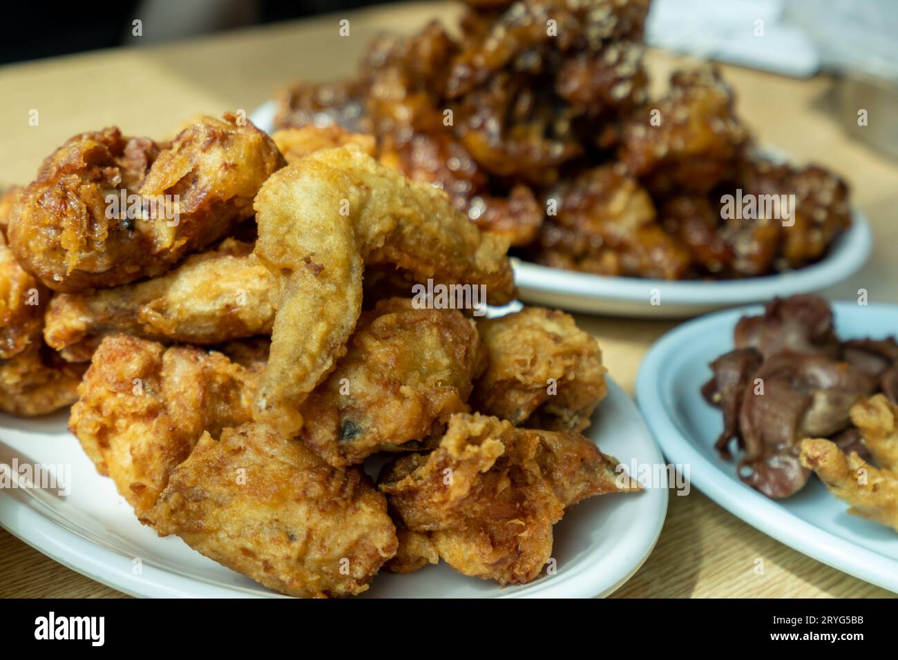Suwon fried chicken Stock Photo - Alamy