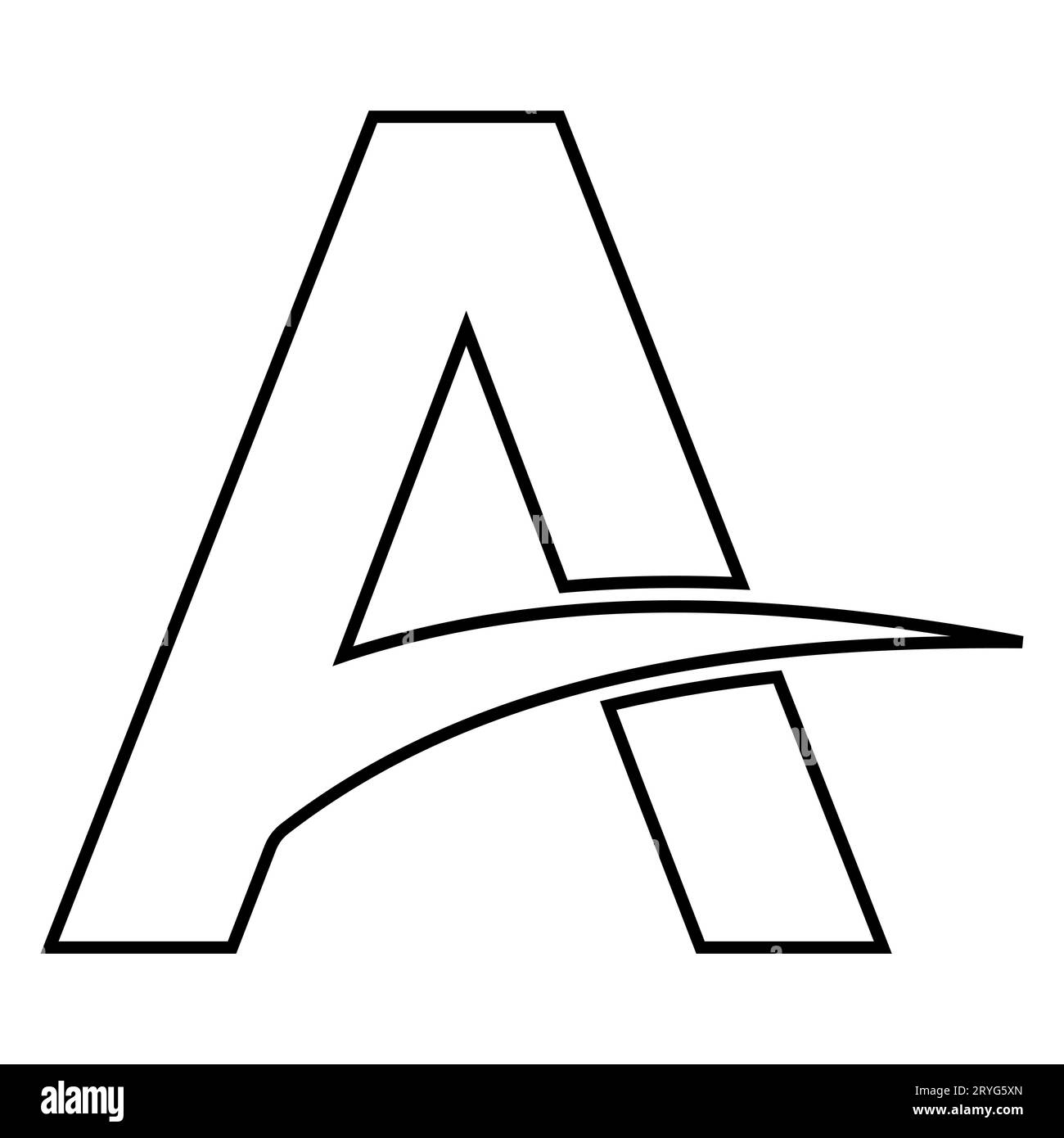 Logo letter a, racing speed fast letter a Stock Vector Image & Art - Alamy