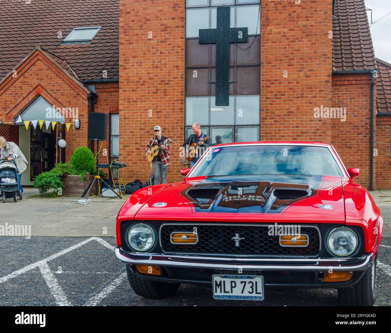 Carryduff, County Down Northern Ireland September 23 2023 - Red and ...