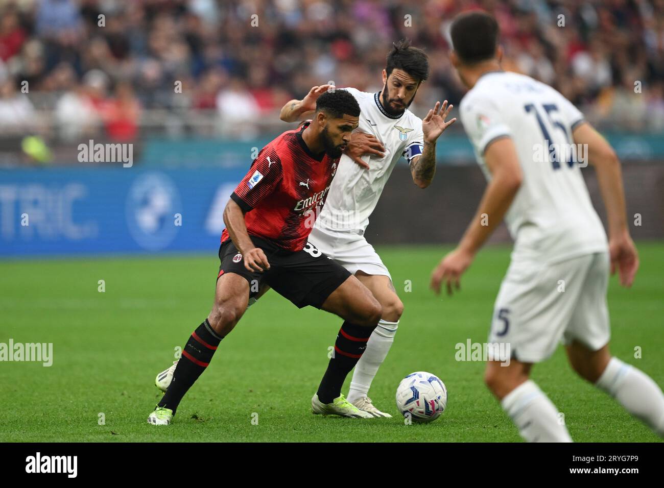 Ruben Loftus-Cheek (Milan)Luis Alberto Romero Alconchel (Lazio) during ...