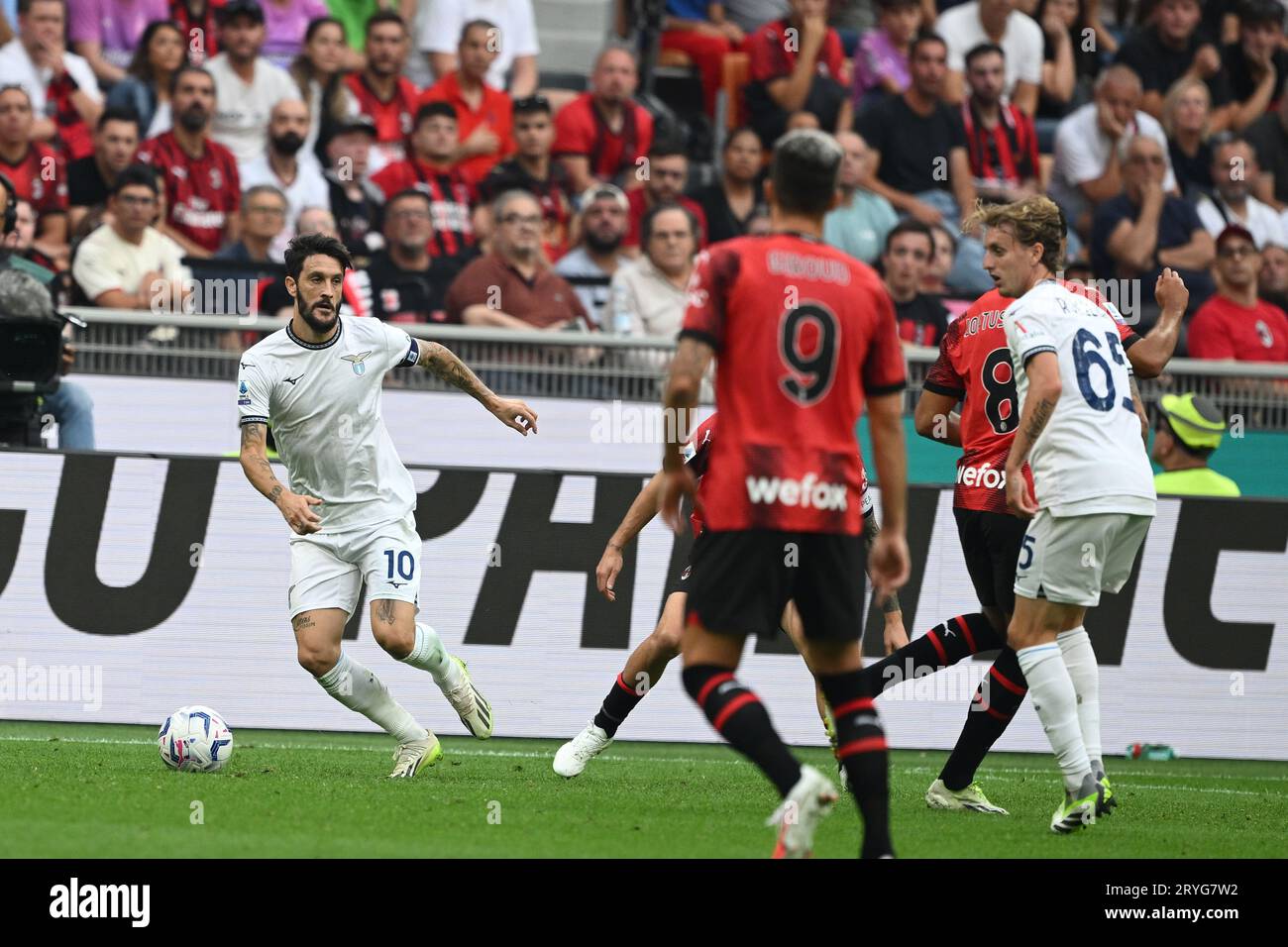 Luis Alberto Romero Alconchel (Lazio)Ruben Loftus-Cheek (Milan)Nicolo ...