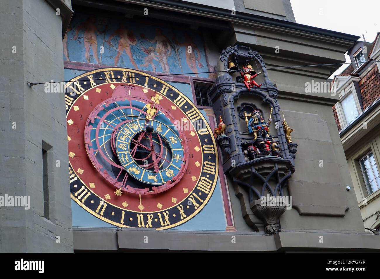 Close up of Zytglogge (Clock Tower), Bern, Switzerland Stock Photo - Alamy