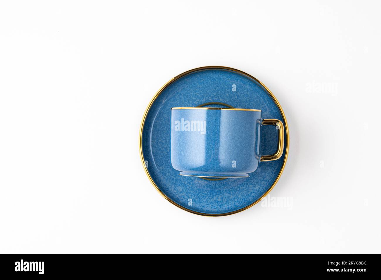 Tea set top view Cut Out Stock Images & Pictures - Alamy