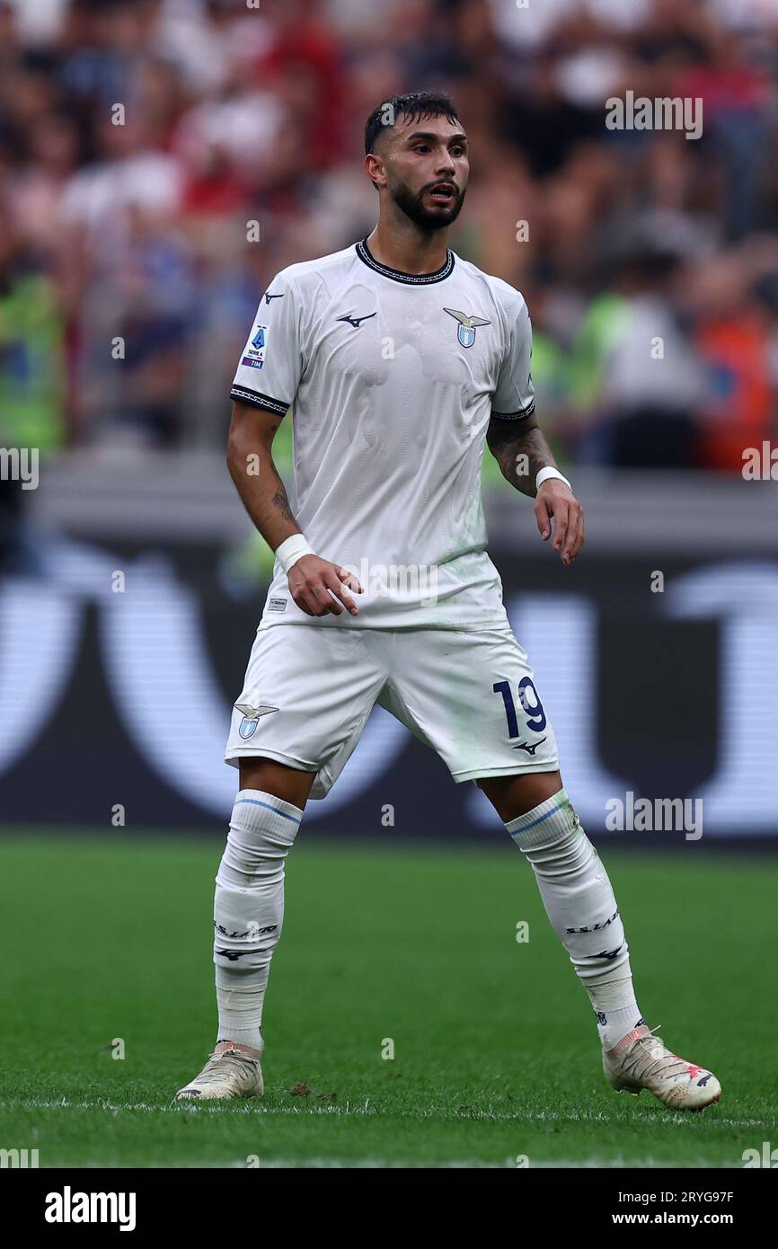 Milano, Italy. 30th Sep, 2023. Valentin Castellanos of Ss Lazio looks ...