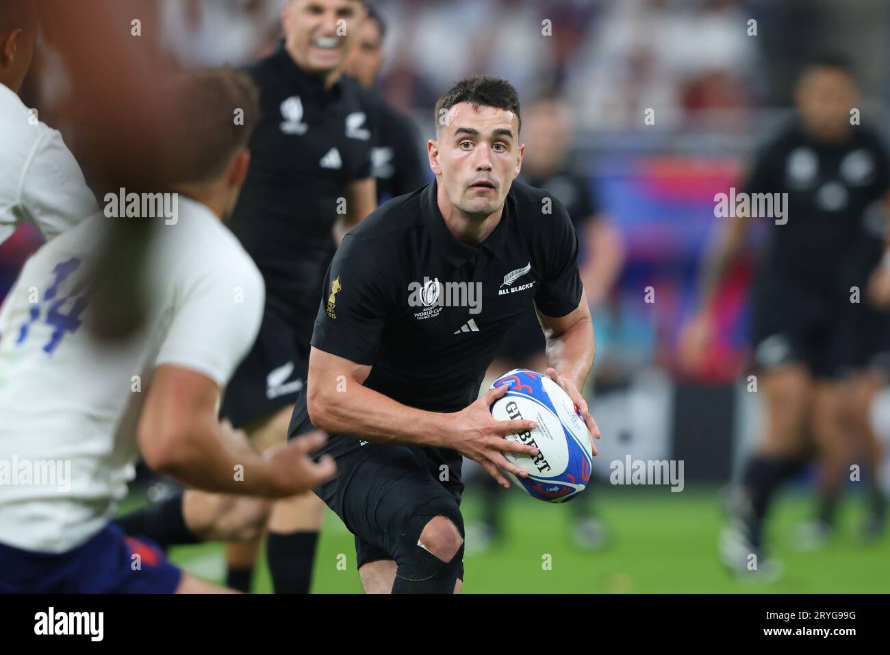 Paris, France, 9th September 2023. Will Jordan of New Zealand during ...