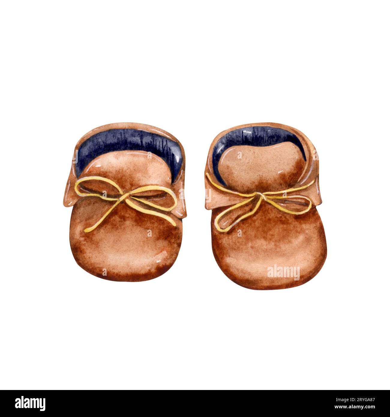 Baby shower booties clipart hi-res stock photography and images - Alamy