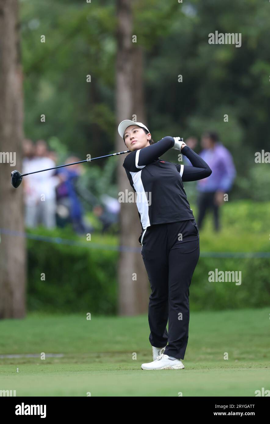 Hangzhou, China's Zhejiang Province. 1st Oct, 2023. Lin Xiyu of China ...