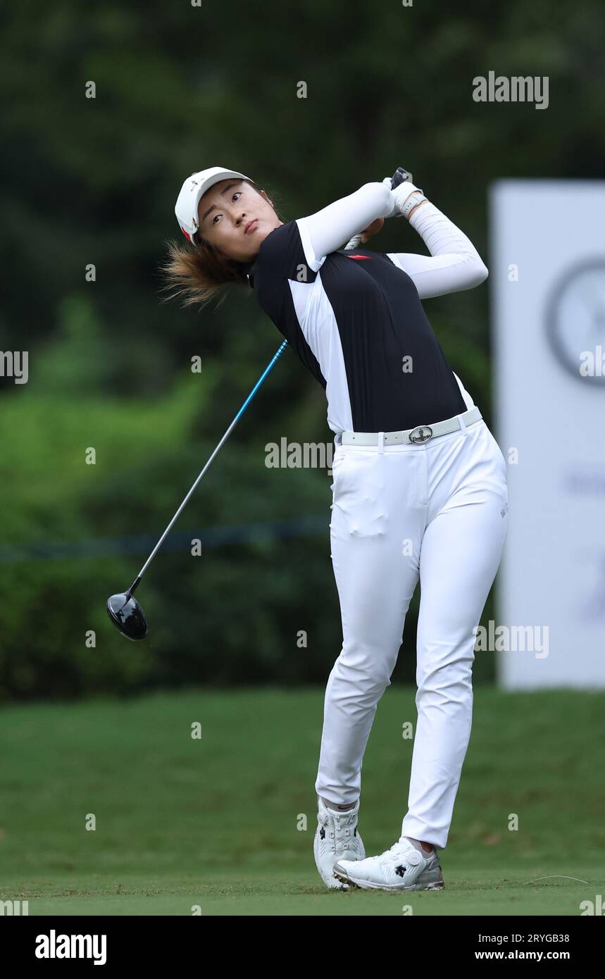 Hangzhou, China's Zhejiang Province. 1st Oct, 2023. Liu Yu of China ...