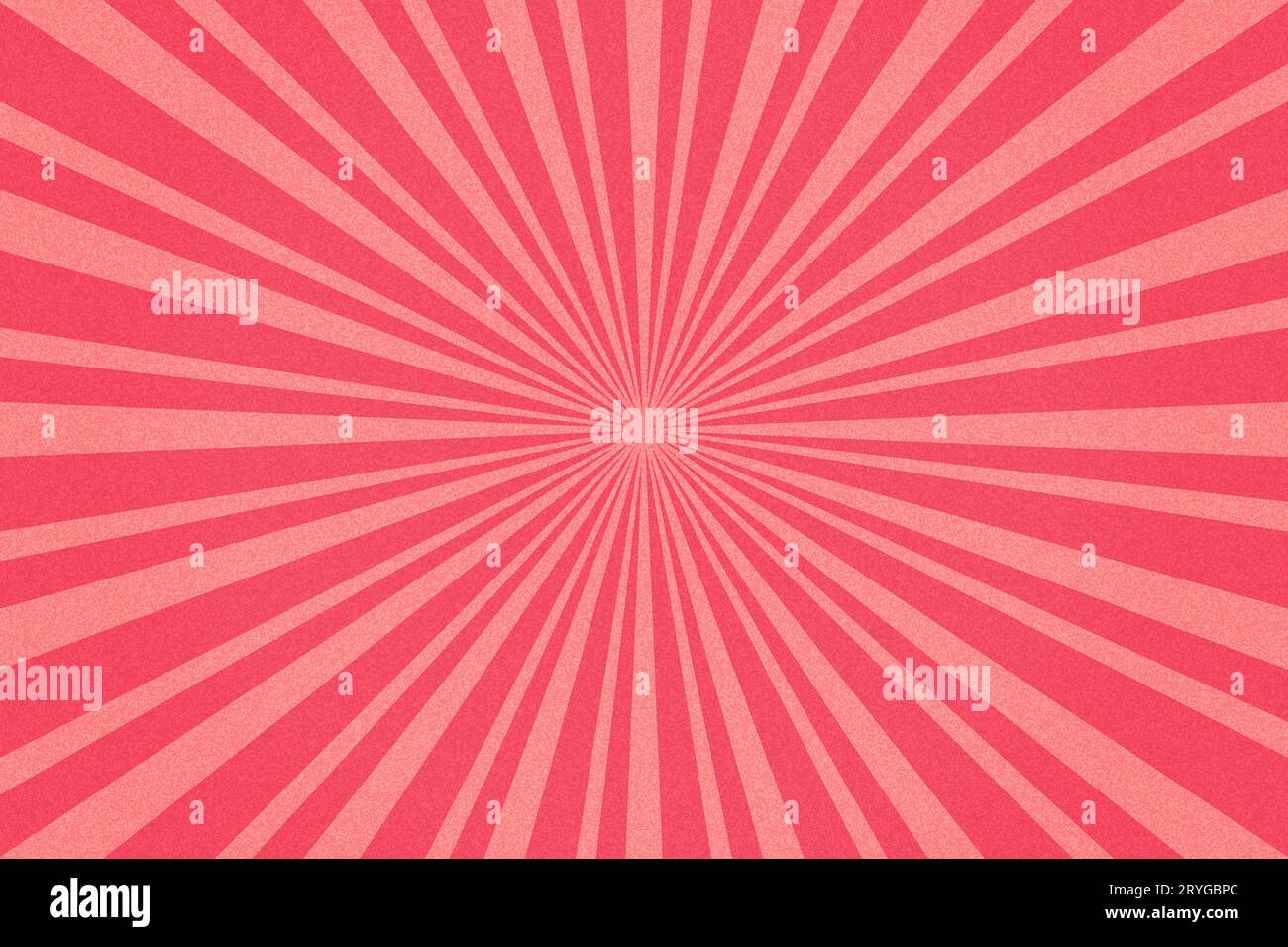 Grainy Pink Sunburst Pattern Background. Vibrant Radial Rays geometric ...