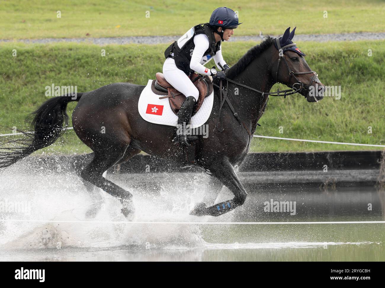 Hangzhou, China's Zhejiang Province. 1st Oct, 2023. Lin Yin Daniella of ...