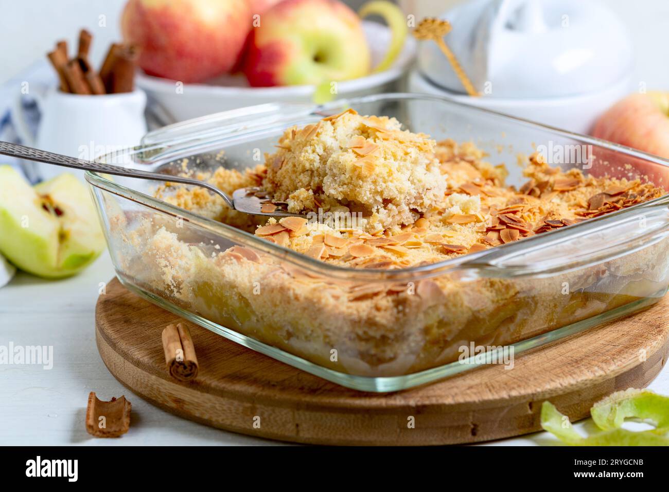 Close up homemade apple hi-res stock photography and images - Alamy