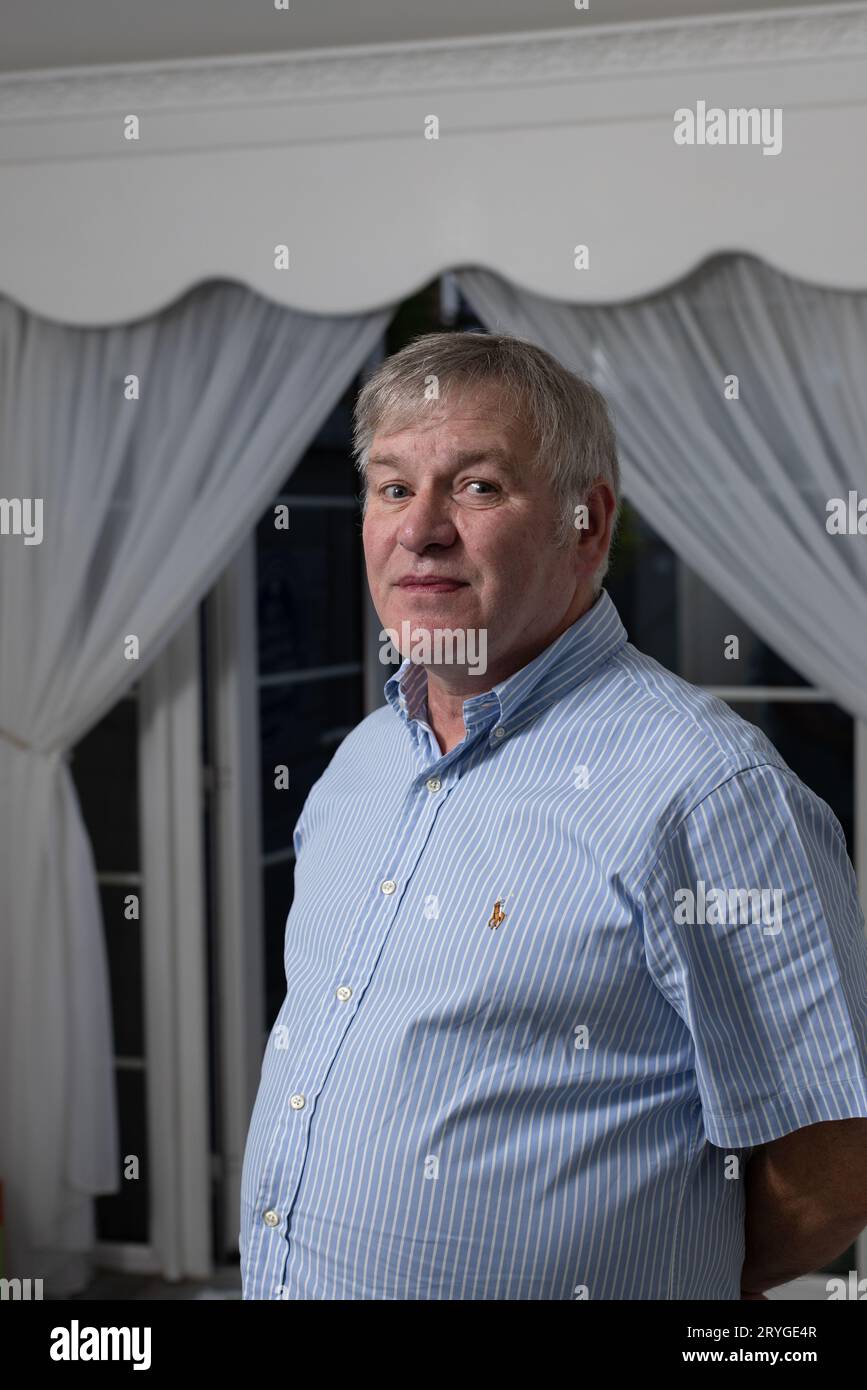 PHOTO:JEFF GILBERT 29th September 2023. George Kinsella father of knife ...