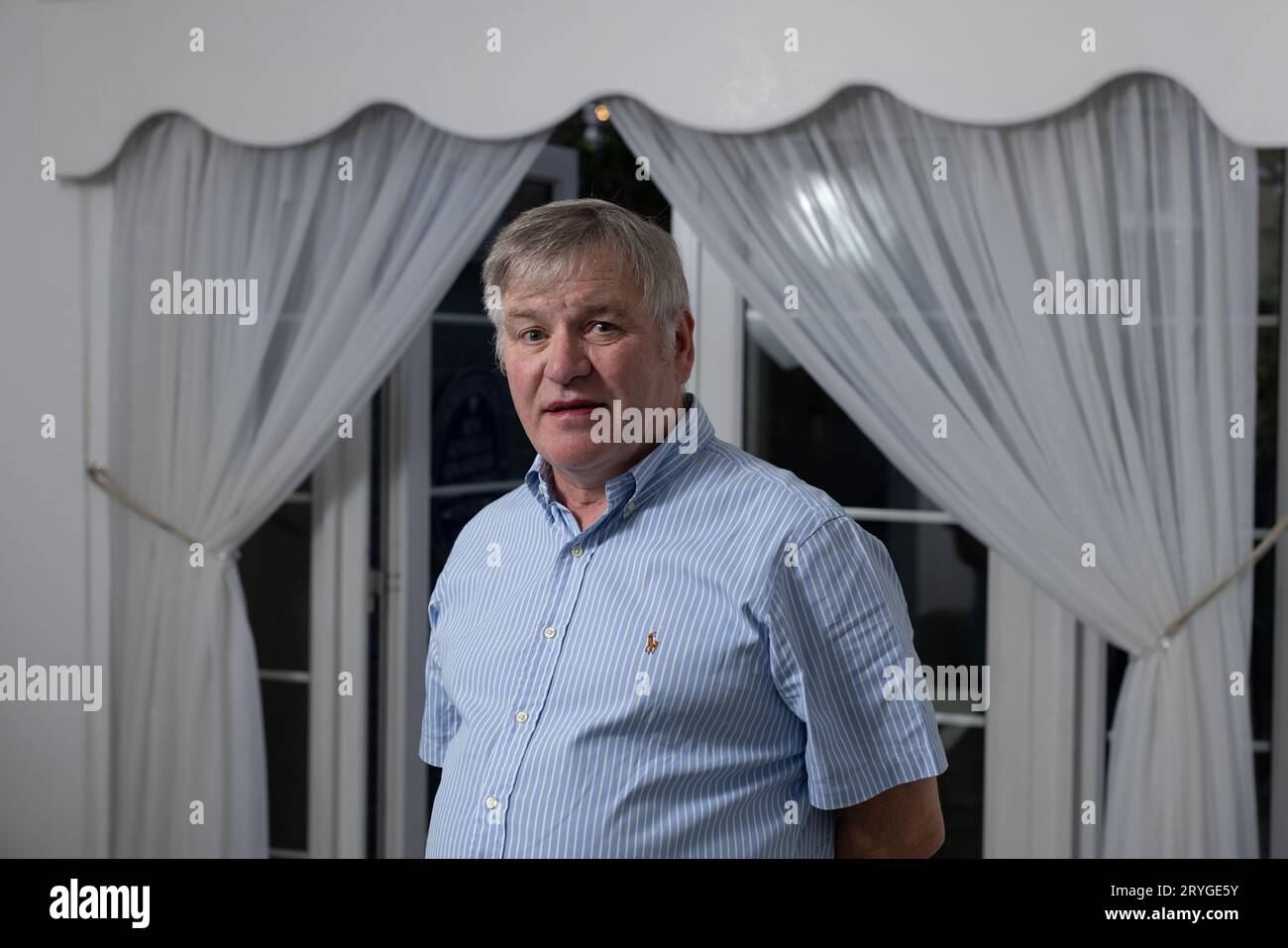 PHOTO:JEFF GILBERT 29th September 2023. George Kinsella father of knife ...