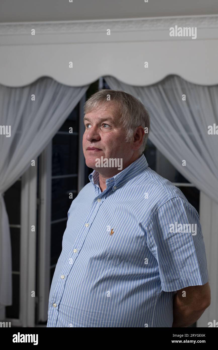 PHOTO:JEFF GILBERT 29th September 2023. George Kinsella father of knife ...