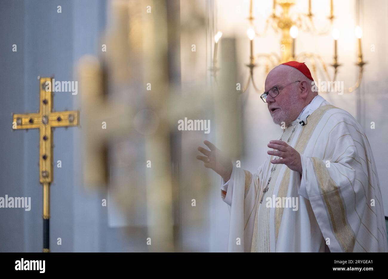 Dresden, Germany. 30th Sep, 2023. Reinhard Cardinal Marx, Grand Prior ...