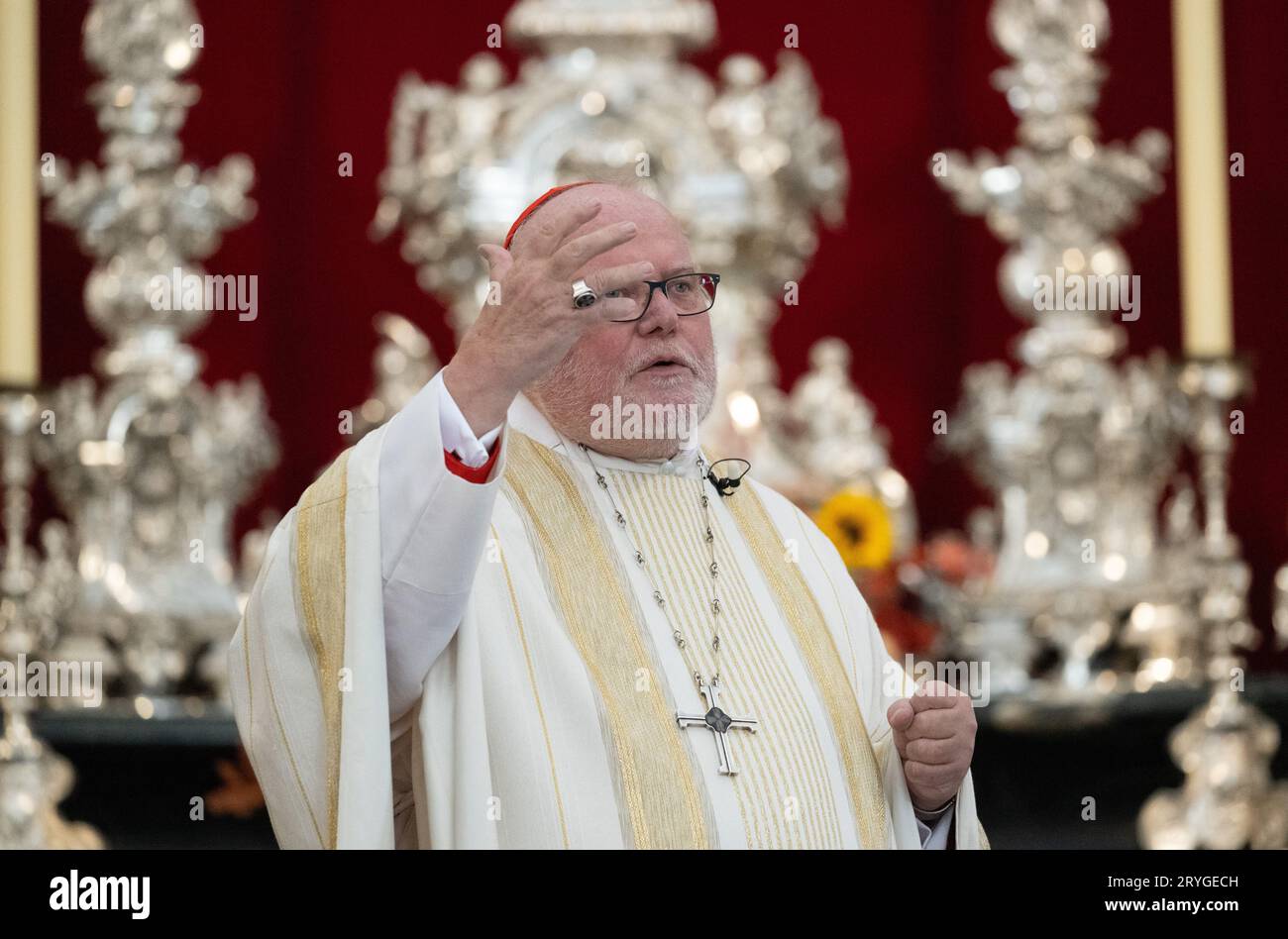 Dresden, Germany. 30th Sep, 2023. Reinhard Cardinal Marx, Grand Prior ...