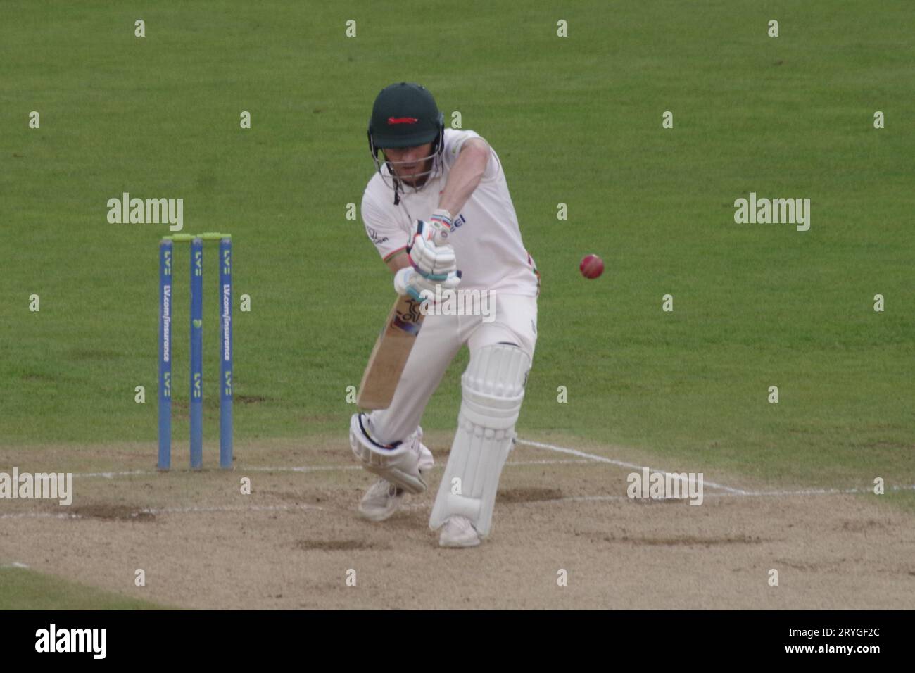 Chester le Street, 28 September 2023. Ben Cox batting for ...