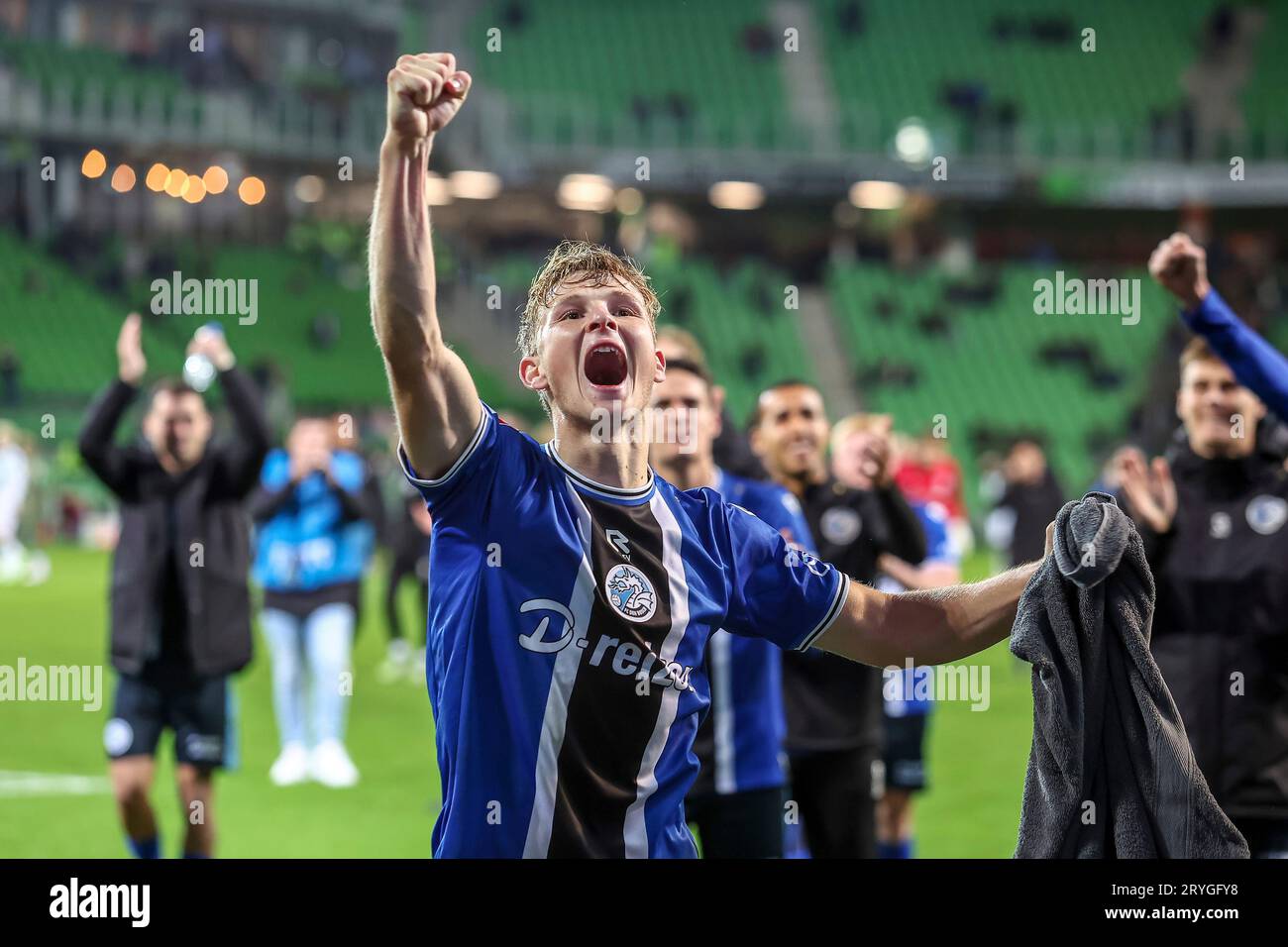 Groningen, Niederlande. 29th Sep, 2023. Nick de Groot of FC Den Bosch ...
