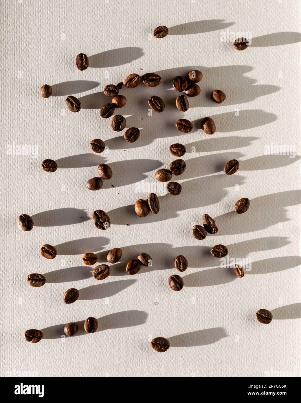 Top view scattering coffee hi-res stock photography and images - Alamy