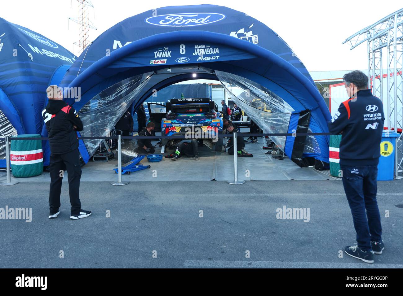 Puma rally1 hybrid service park hi-res stock photography and images - Alamy
