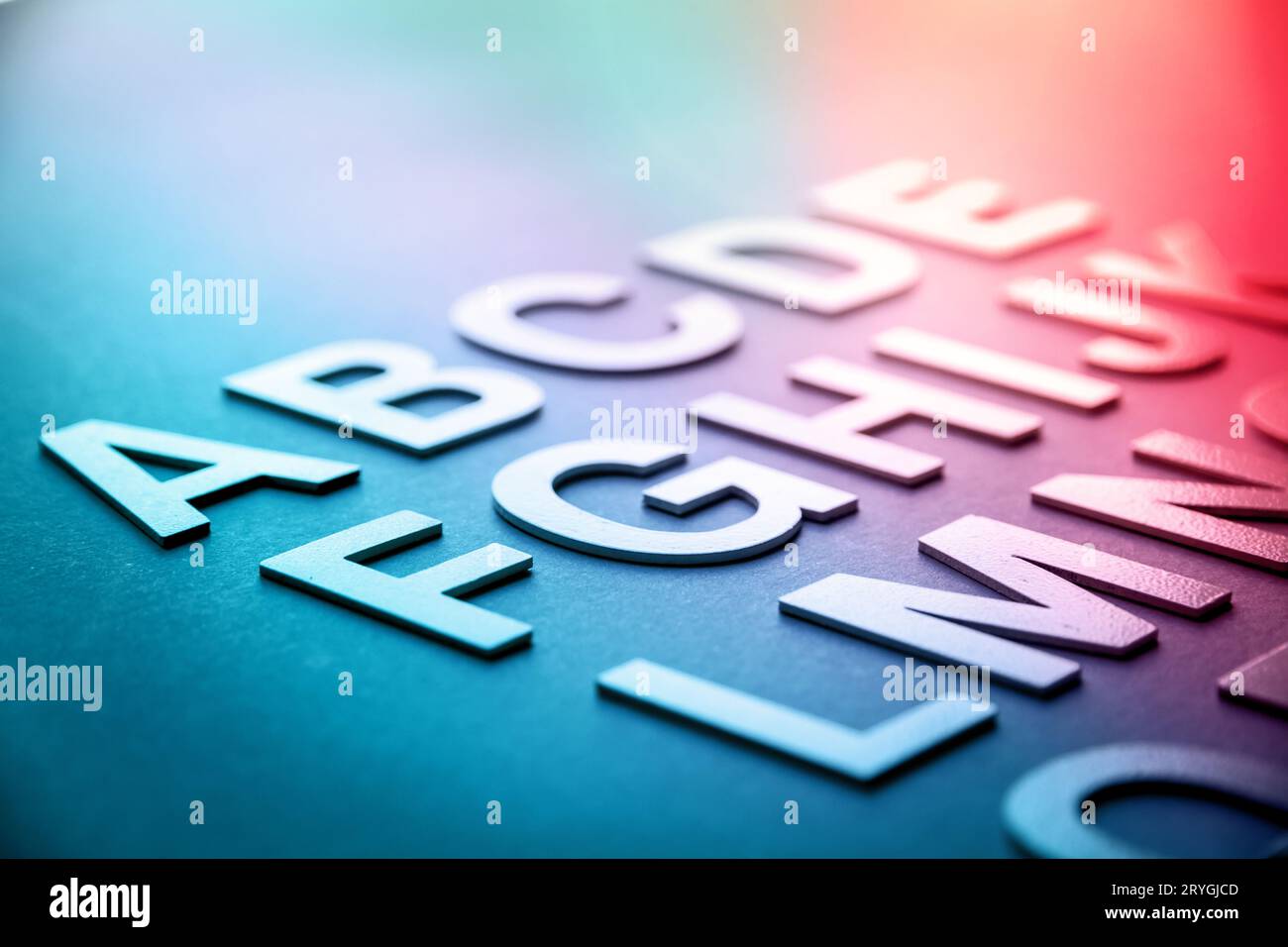 Bokeh letters hi-res stock photography and images - Alamy