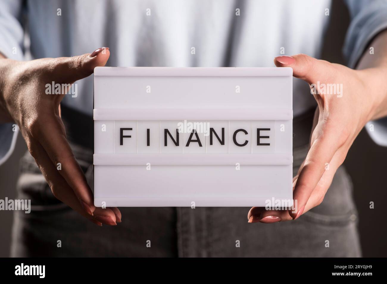 Symbol for money and finances Stock Photo - Alamy