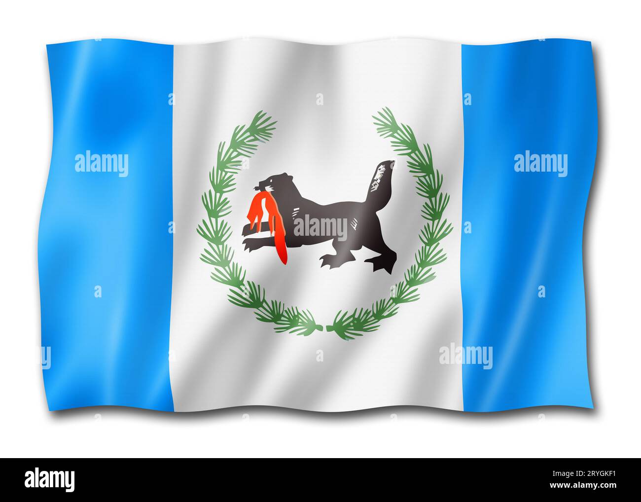 Flag of irkutsk hi-res stock photography and images - Alamy