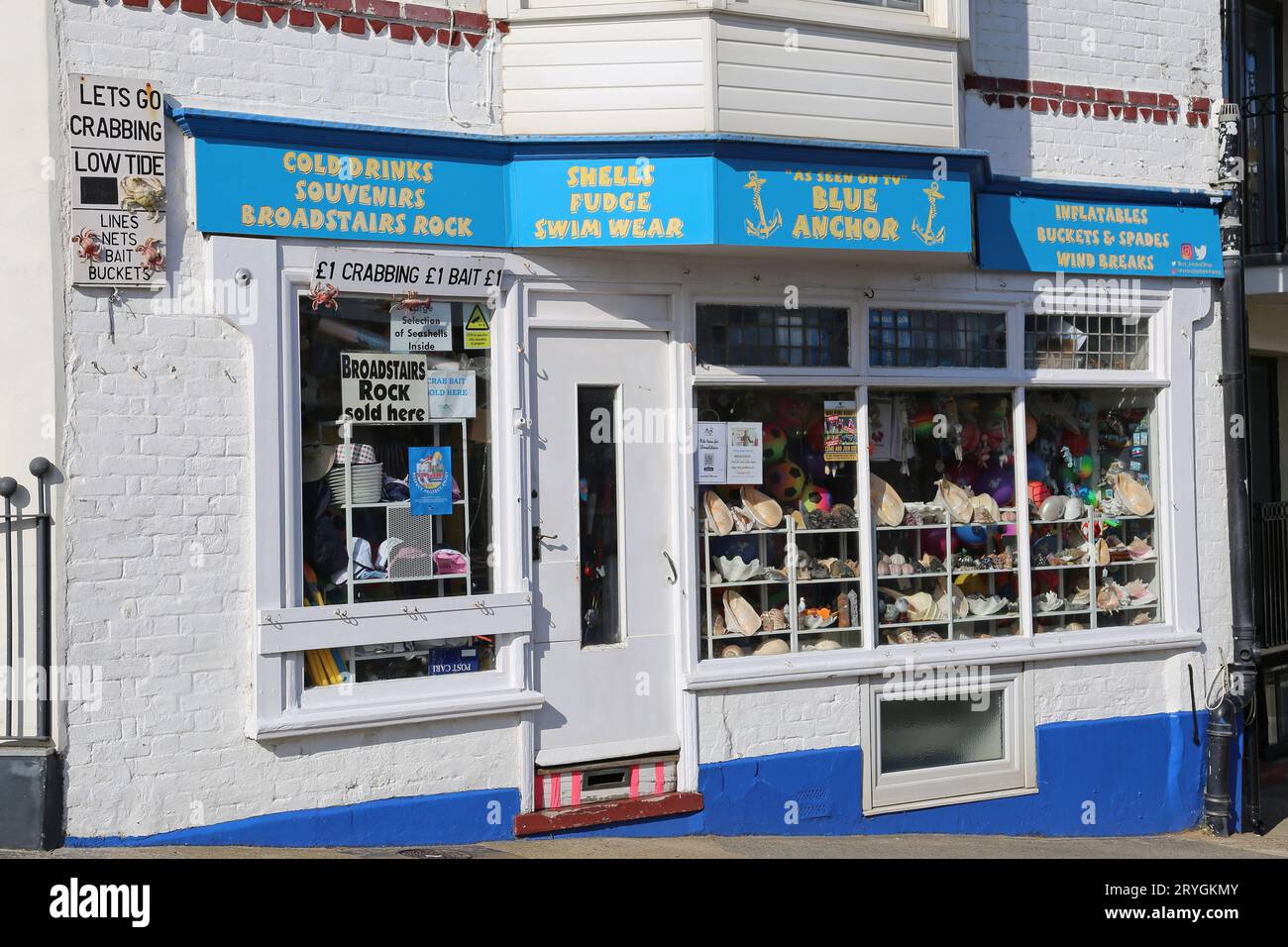 Blue anchor broadstairs hi-res stock photography and images - Alamy