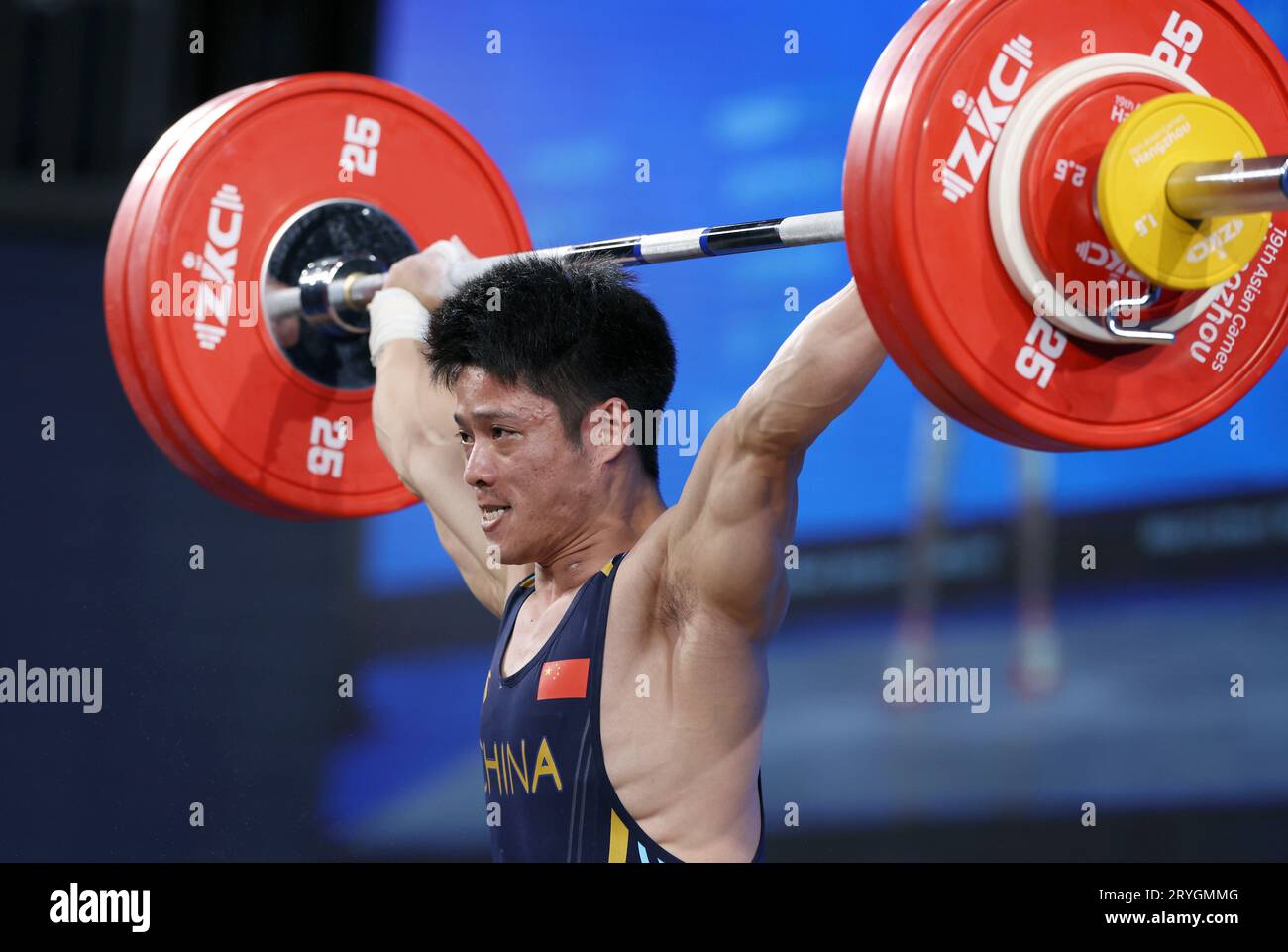 Hangzhou, China's Zhejiang Province. 1st Oct, 2023. Li Fabin of China ...