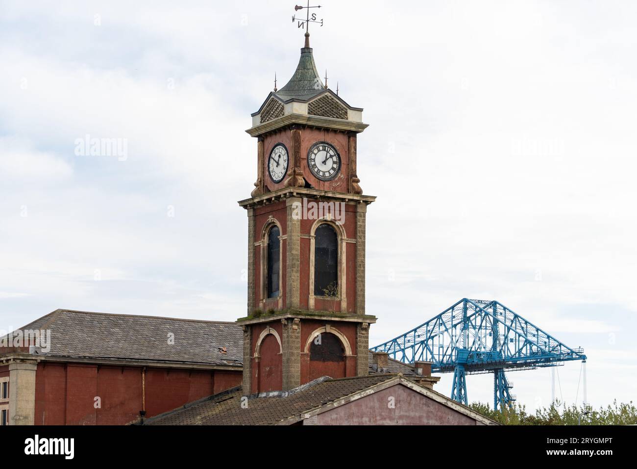 The Old Town Hall, in Middlesbrough, UK, built in 1846 and vacant since ...