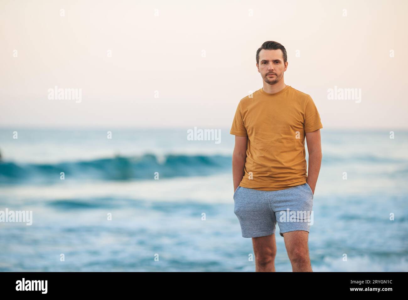 Young beautiful man walking outdoor hi-res stock photography and images ...