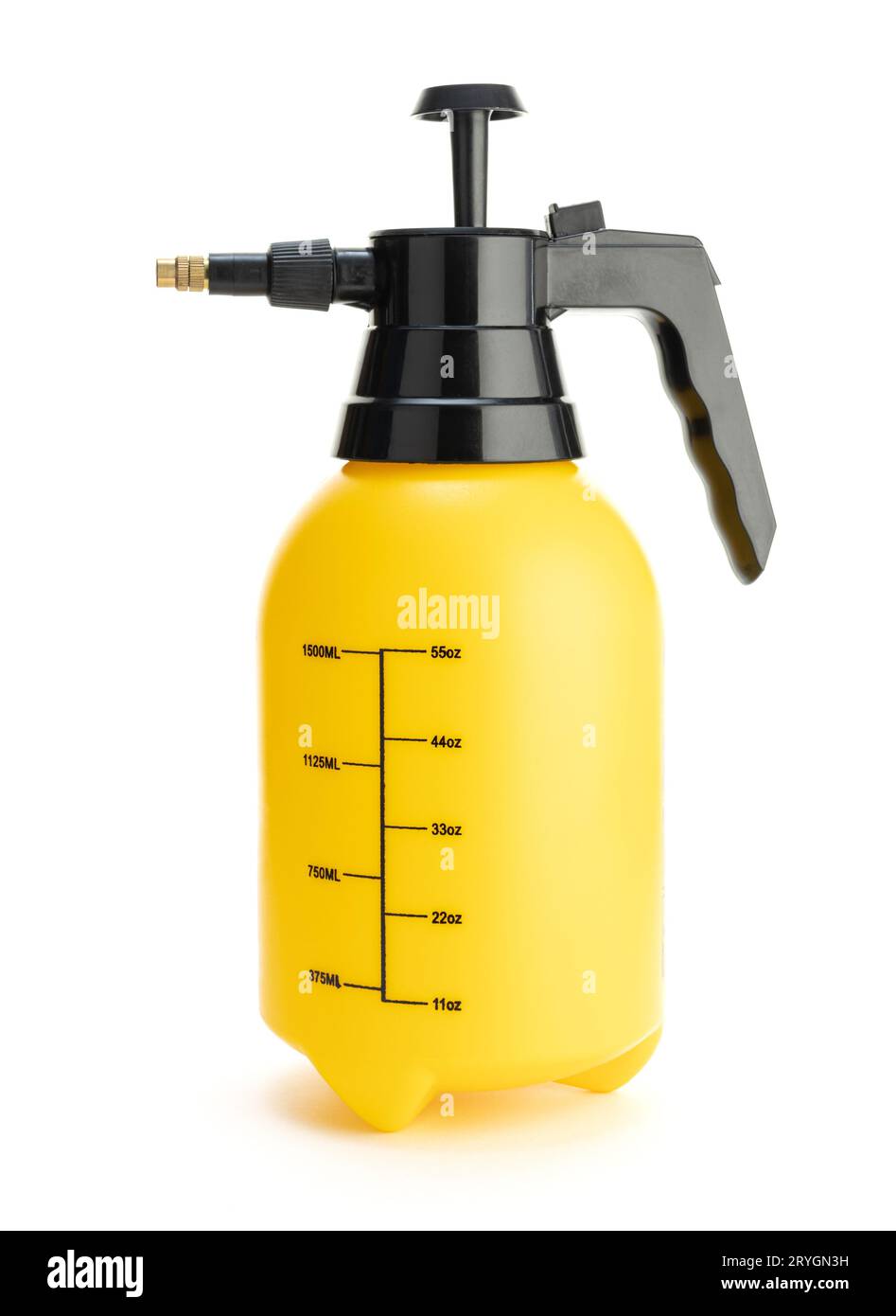 Pressure spray bottle isolated on white background Stock Photo - Alamy