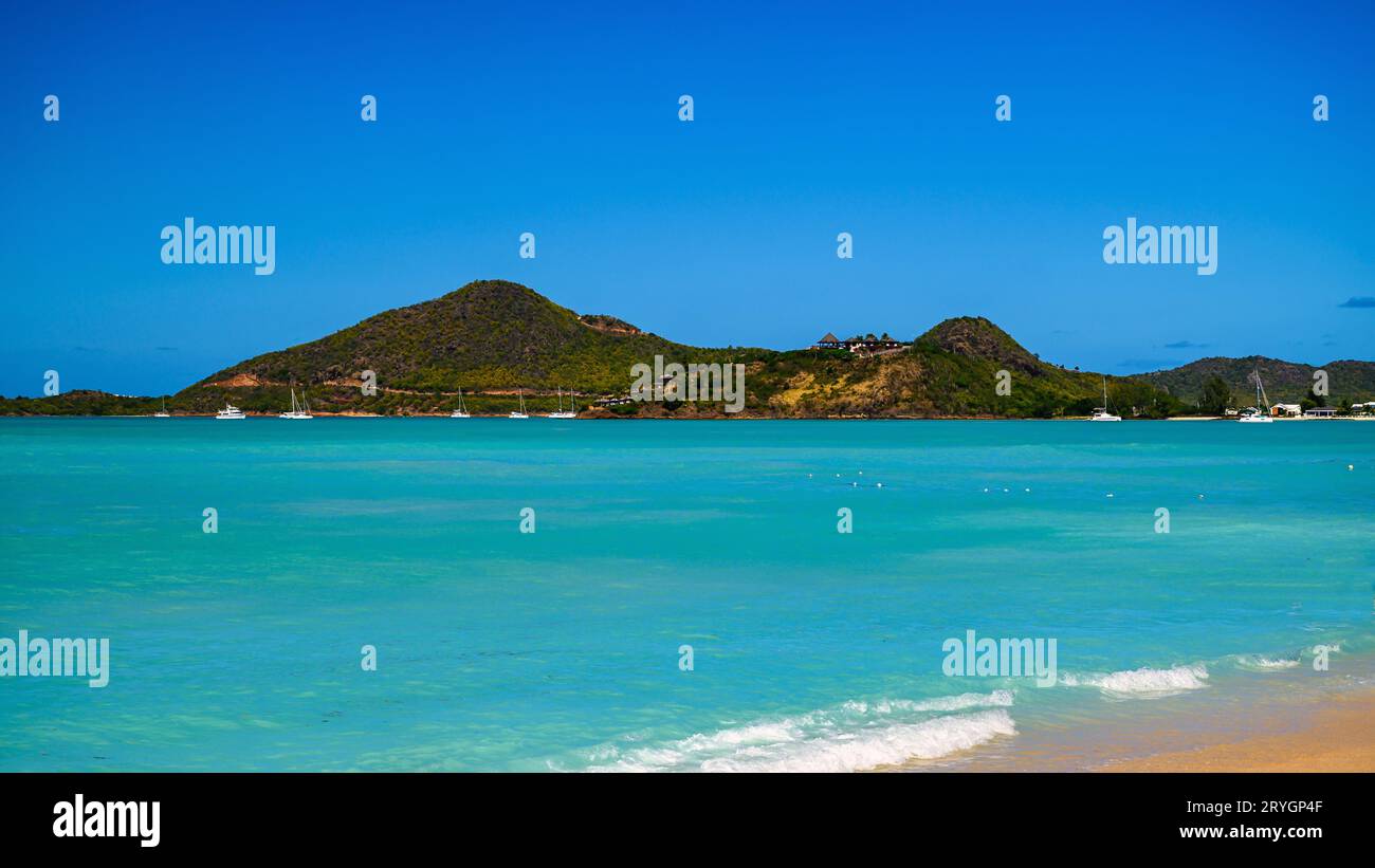 Jolly beach a beach in Antigua Stock Photo - Alamy