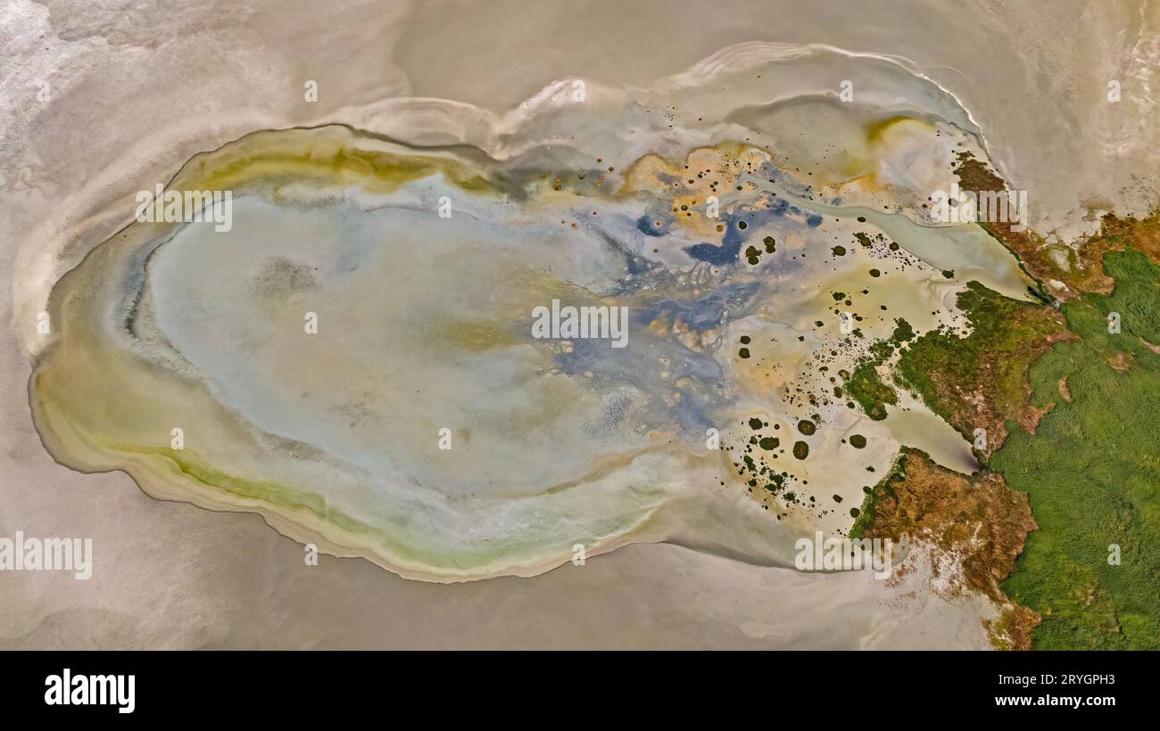 The effect of the lake drying up in the summer season of extreme ...