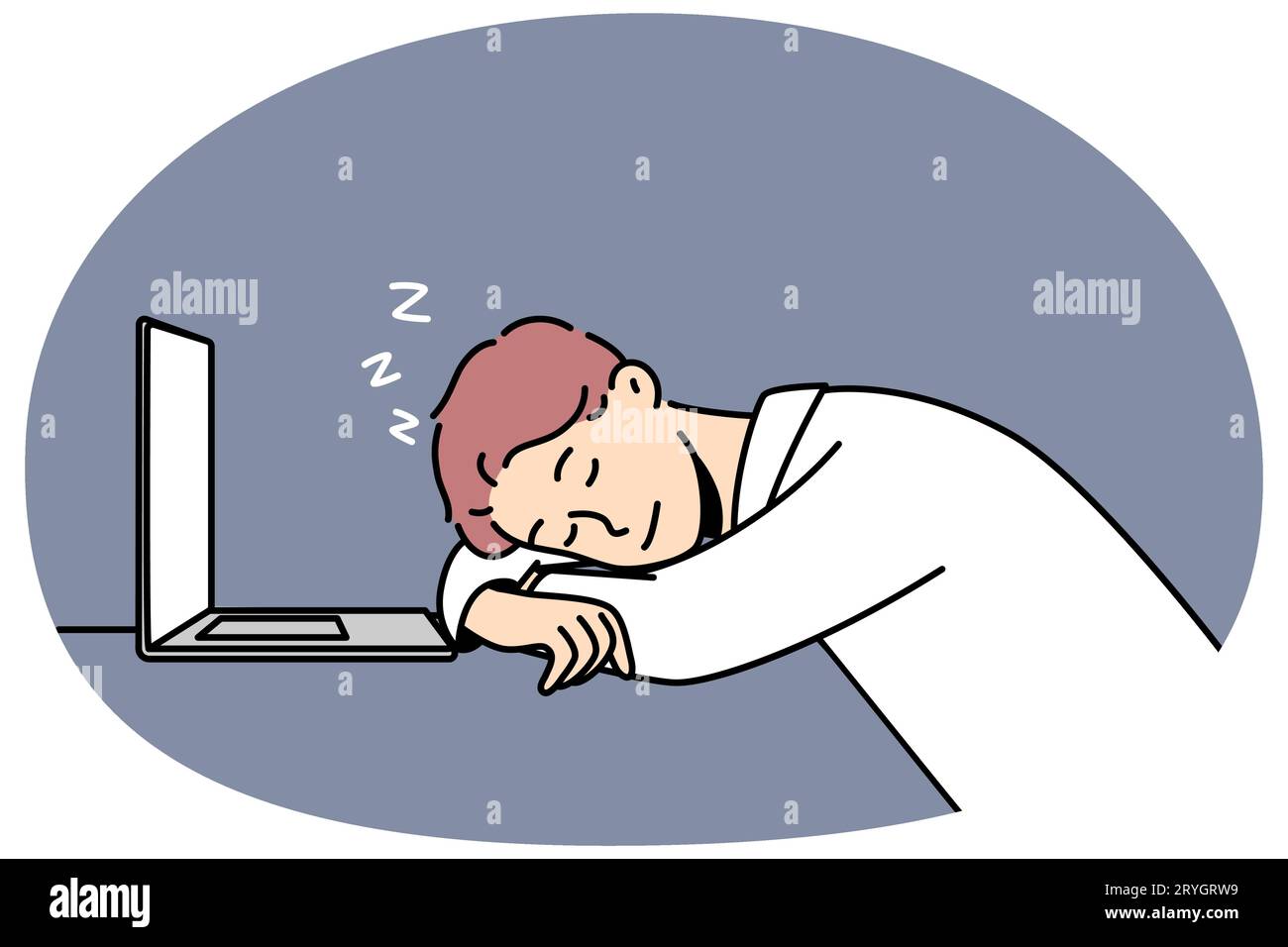 Male intern office Stock Vector Images - Alamy