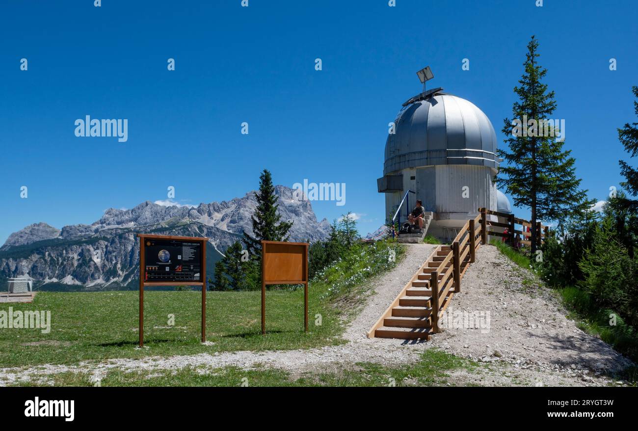 The Helmut Ullrich Astronomical Observatory. Cortina d'Ampezzo ...