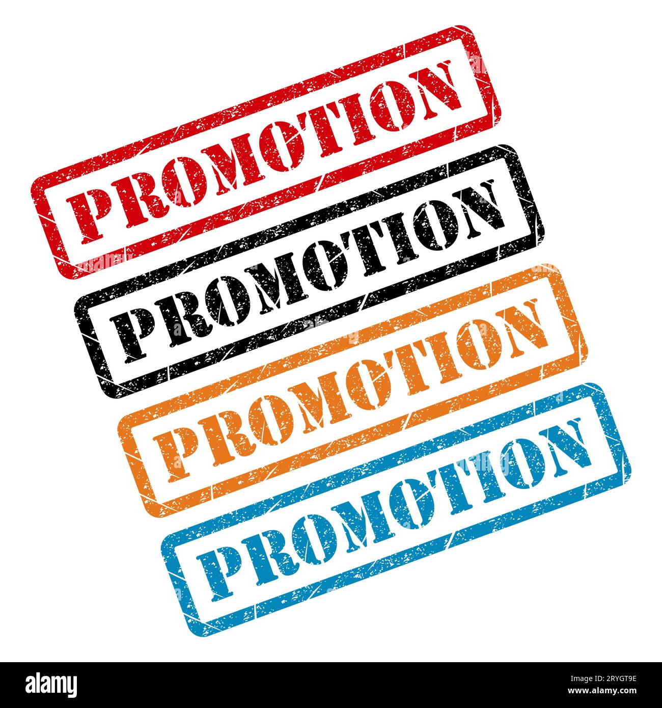 Set of Promotion stamp symbol, label sticker sign button, text banner ...