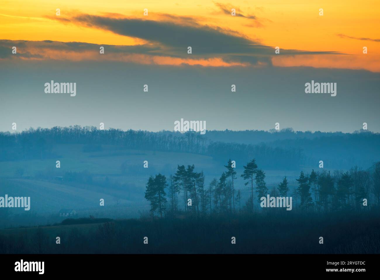 European mountains sunset hi-res stock photography and images - Alamy