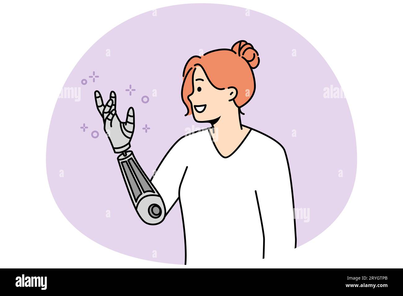 Bionic woman Stock Vector Images - Alamy