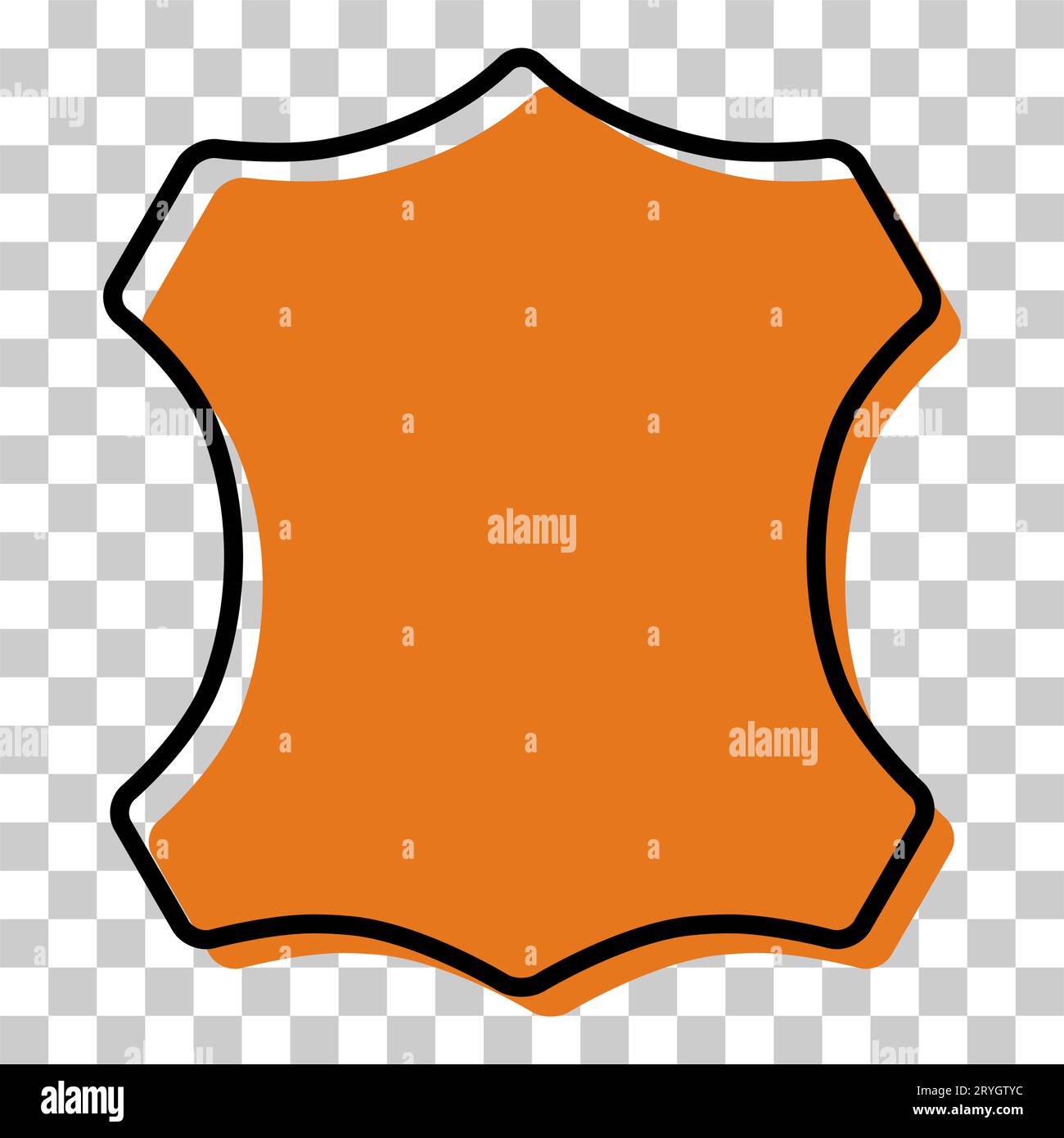 Leather skin fashion icon, animal material graphic sign, texture design ...