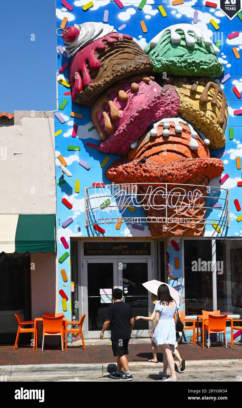 Azucar ice cream hi-res stock photography and images - Alamy