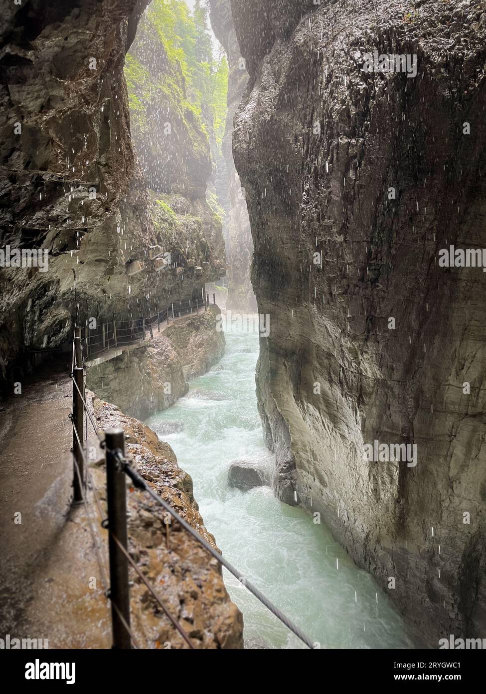 Gorge - "Partnachklamm" in Bavaria Germany Stock Photo - Alamy