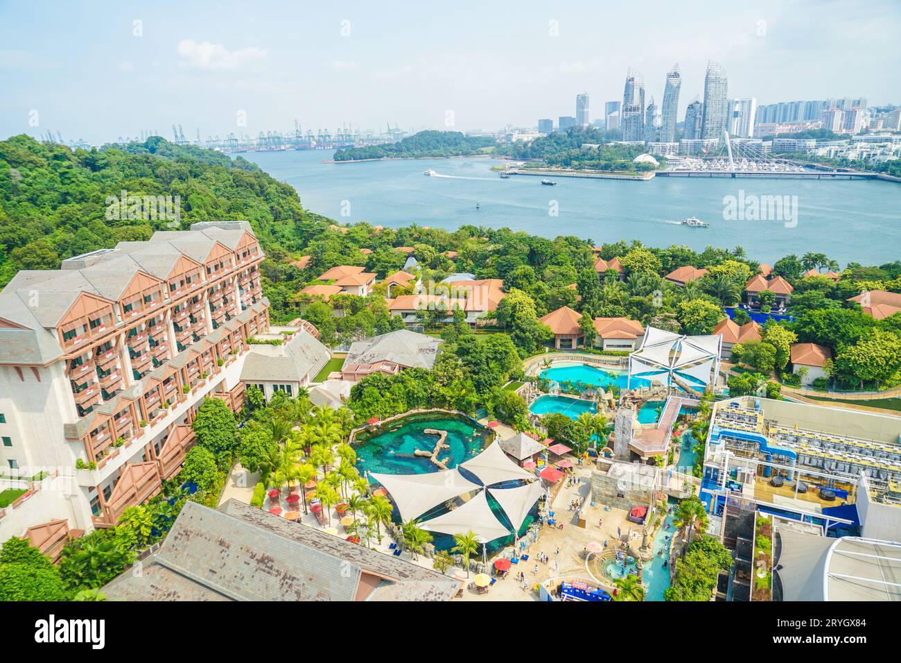 Singapore Sentosa Island landscape (resort Stock Photo - Alamy