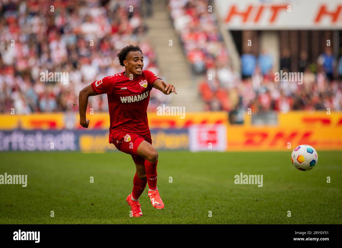 Cologne, Germany. 30th Sep 2023. Enzo Millot (VfB) 1. FC Köln - VfB Stuttgart 30.09.2023 ...