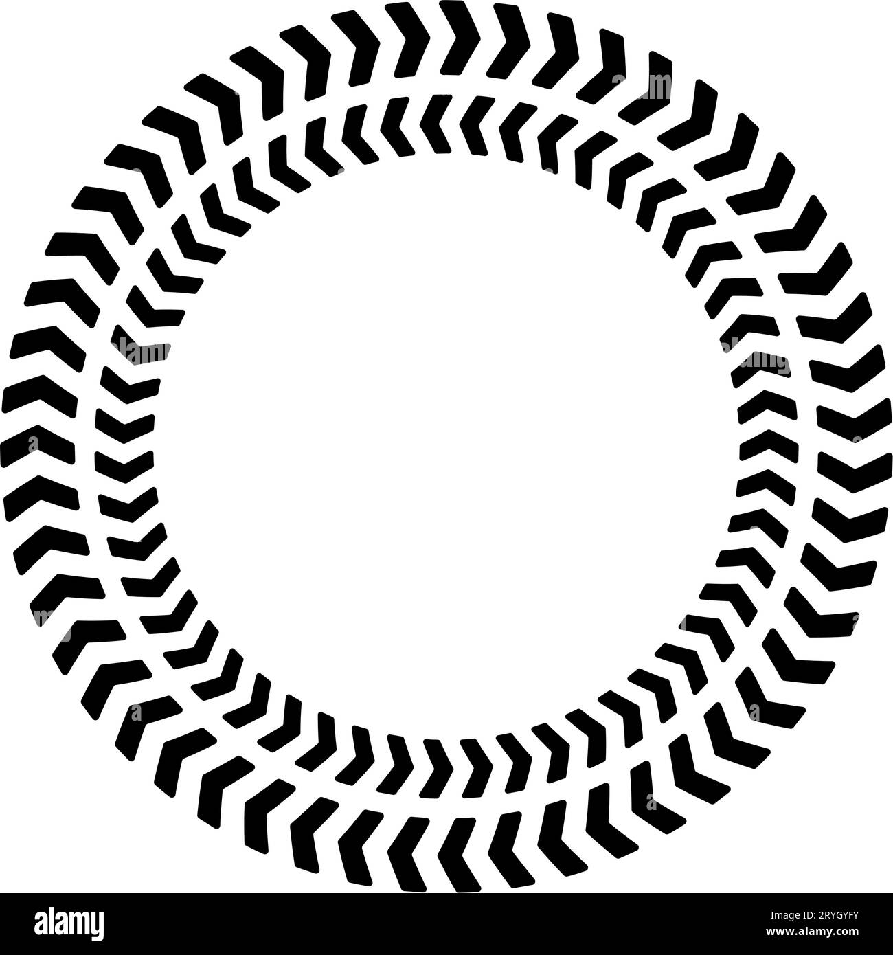 Chevron circle arrow icon. Round arrow frame. Vector illustration Stock ...