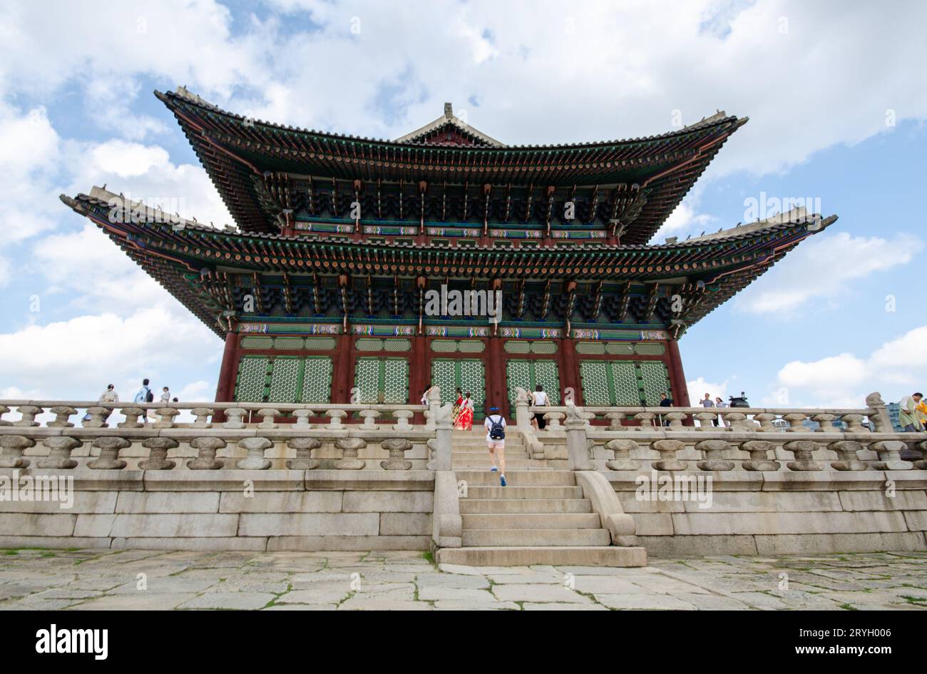 Geyongbokung or Gyeongbok royal palace landmark of Joseon dynasty in ...